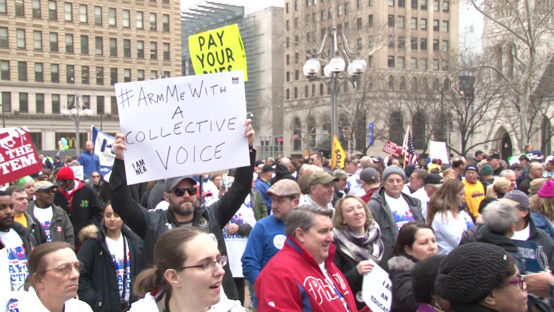 Politics: Union Workers Celebrate Labor Amid Potential Crisis ...