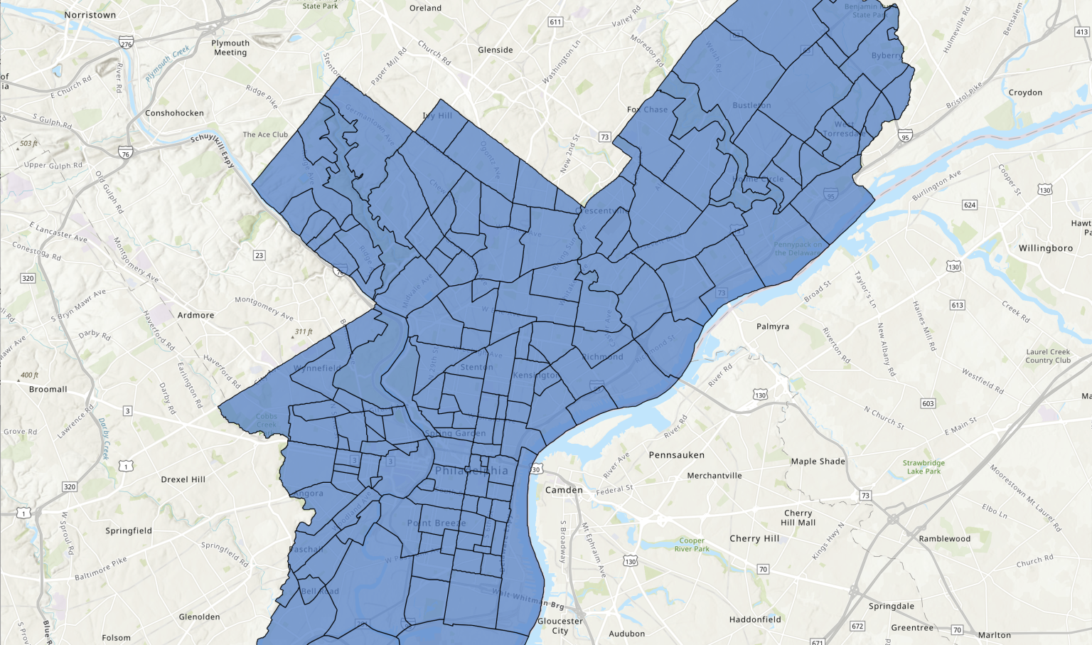 Interactive Map of Philadelphia Neighborhoods - Philadelphia Neighborhoods